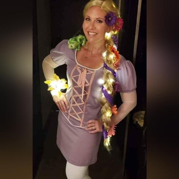 Other | Adult Medium Rapunzel Halloween Running Costume | Poshmark